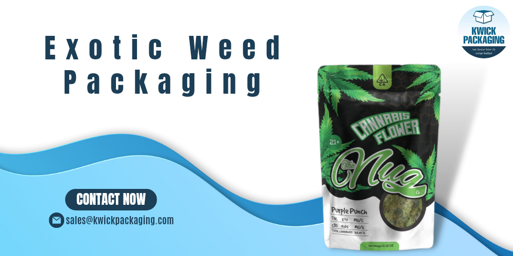 Eye-Catchy Exotic Weed Packaging Bags Are In Your Range Now!