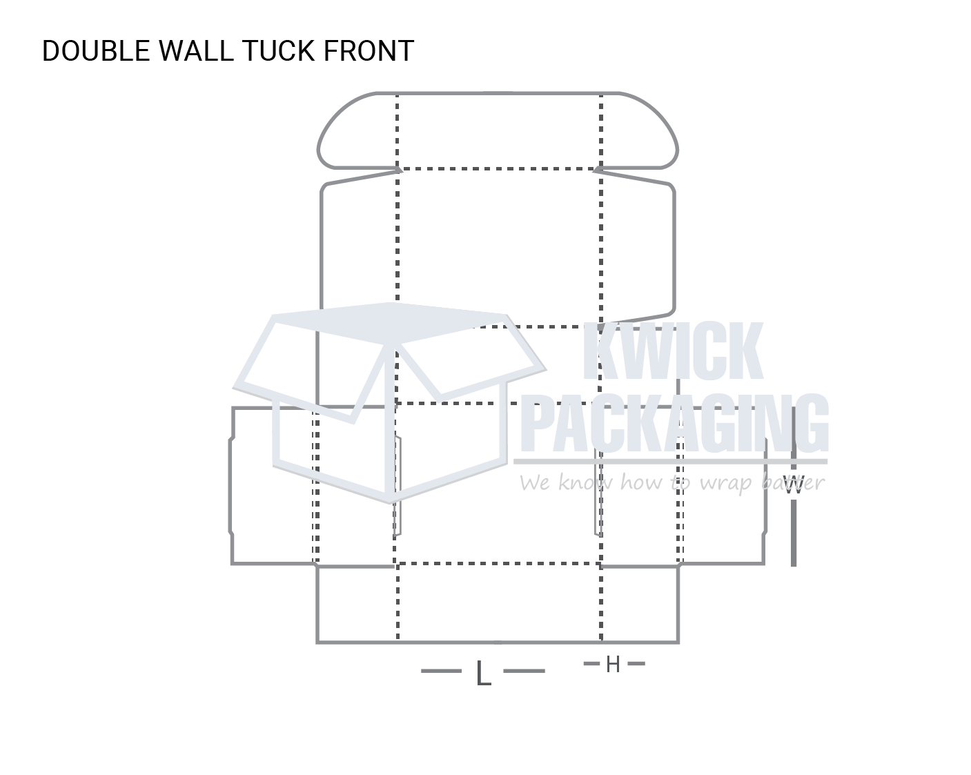 Double Wall Tuck Front - Kwick Packaging